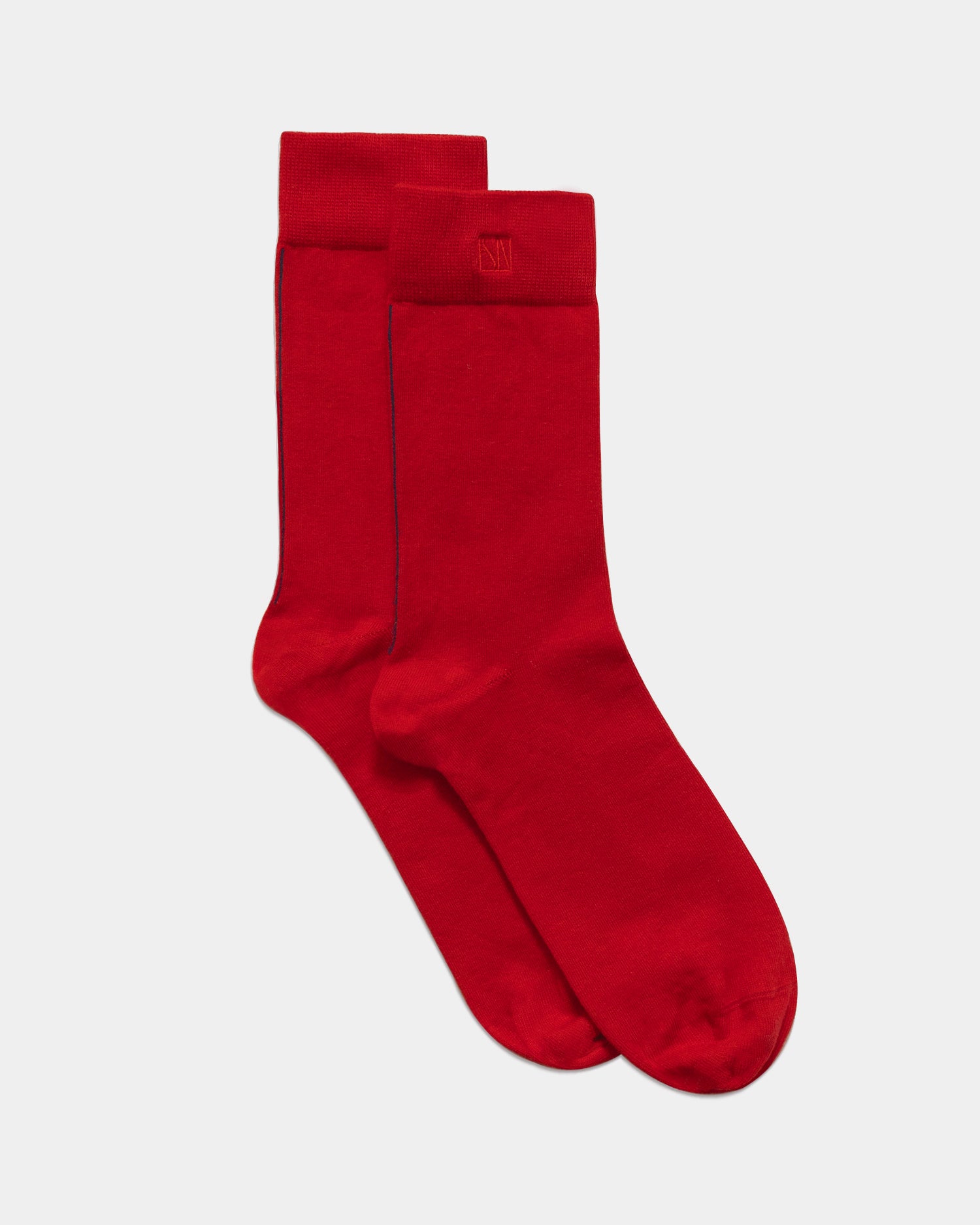 Red Luxury Cotton Socks | ESSEN